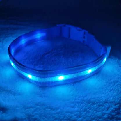 6x Bright Light Safety Collars – LED Pet Collars for Night Visibility ...